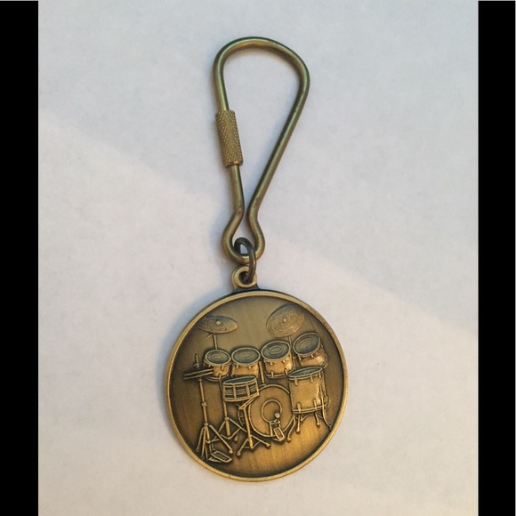 AIM PGH PA | Accessories | 986 Aim Pgh Pa Drum Set Brass Keychain ...